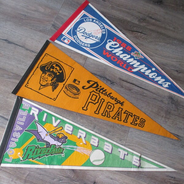 Baseball Pennants - Etsy