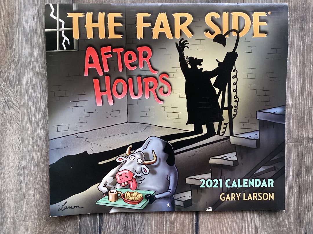 The Far Side After Hours Calendar to Repurpose Far Side - Etsy