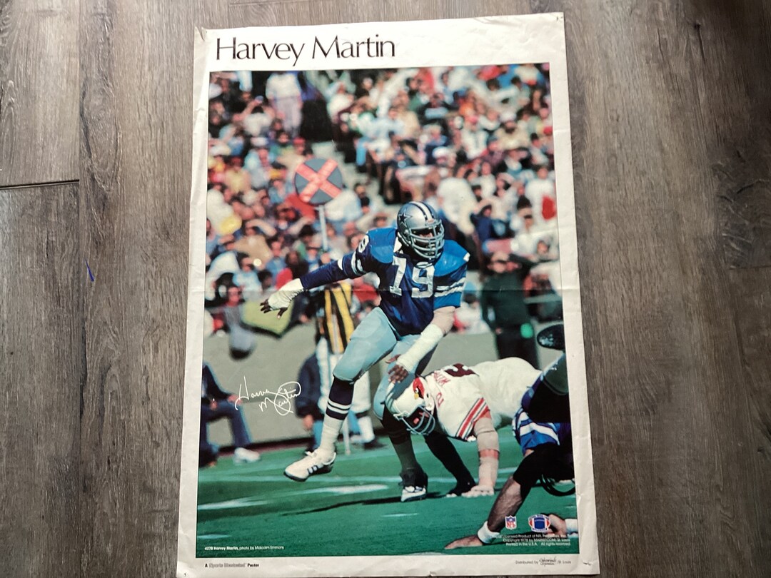 RARE VINTAGE Authentic Harvey Martin #79 Dallas Cowboys Defensive End ...