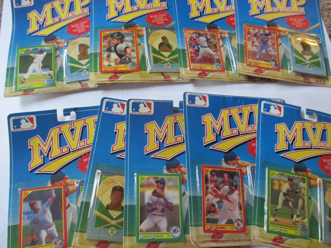 Lot of 5 1990 MVP Major League Players Collector Pin Series New ...