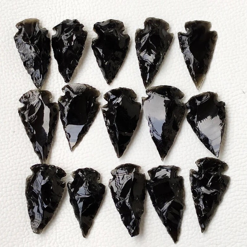 Obsidian Arrowheads - Etsy