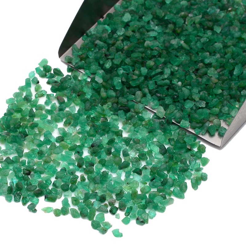 Raw Emerald Ring - Etsy