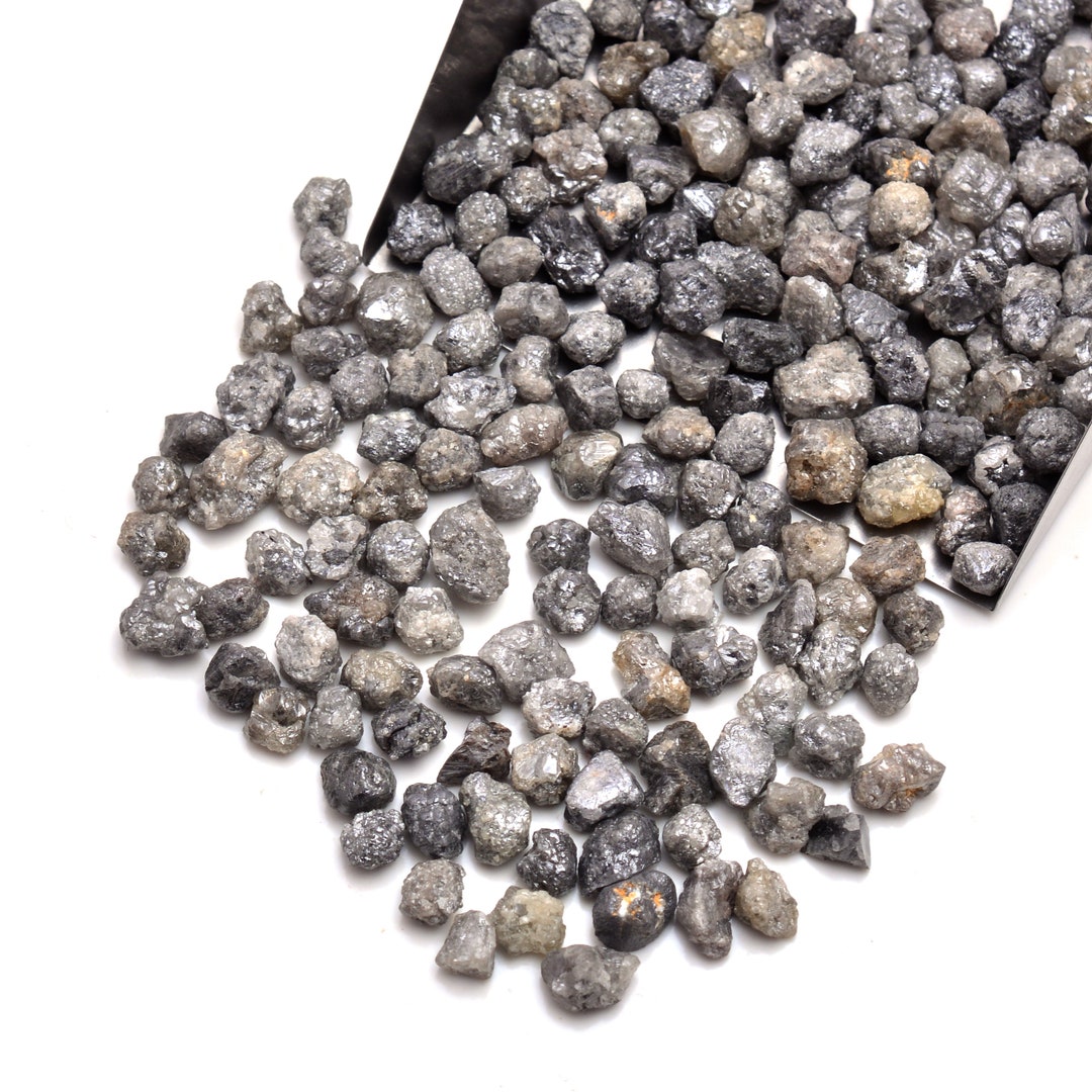 5 Pieces Natural Raw Diamond Rough Stone, Specimen Diamond Raw, Geniune ...