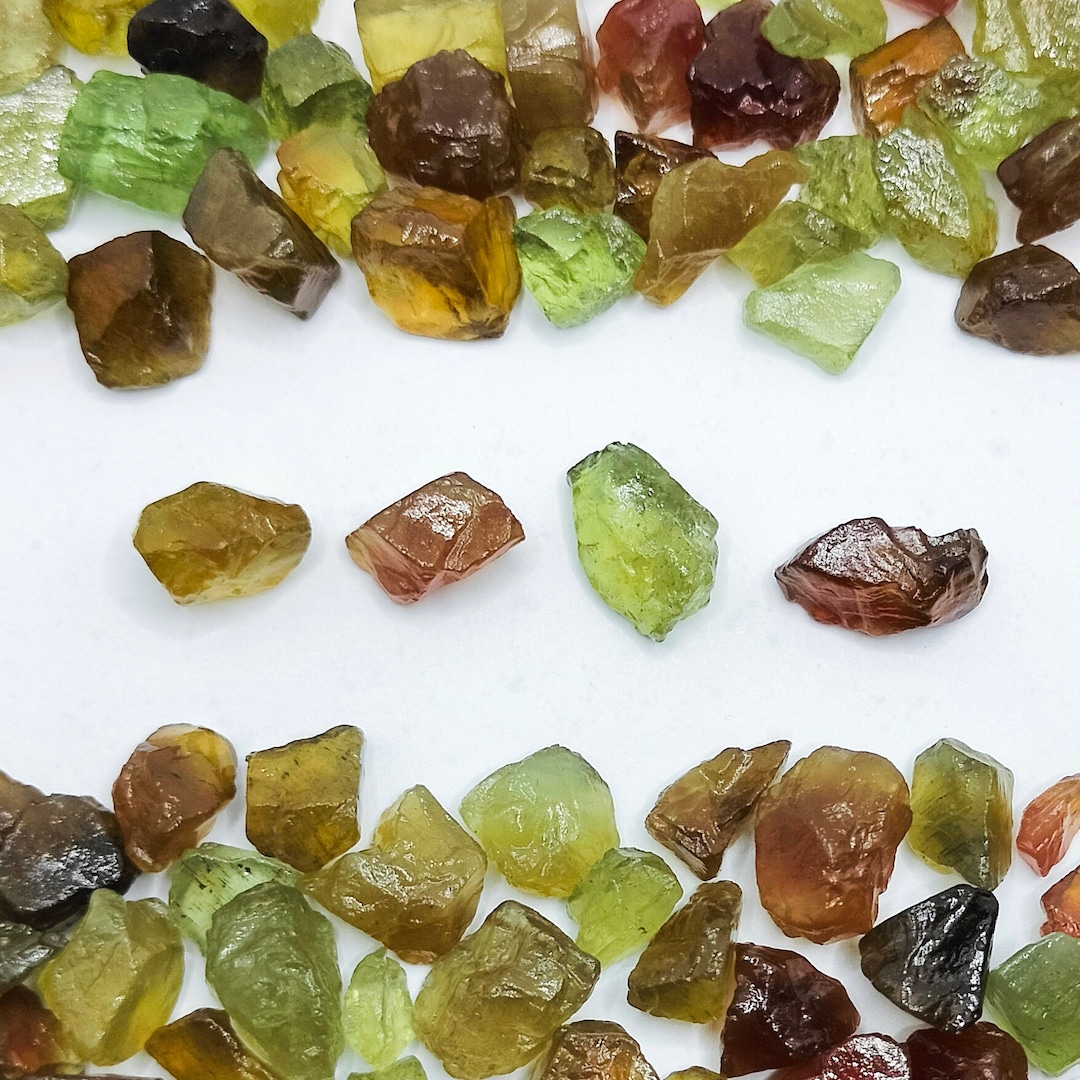 10 Piece Raw Apatite Cat's Eye - Natural Apatite - Third Eye Chakra - Raw Making Jewelry ...