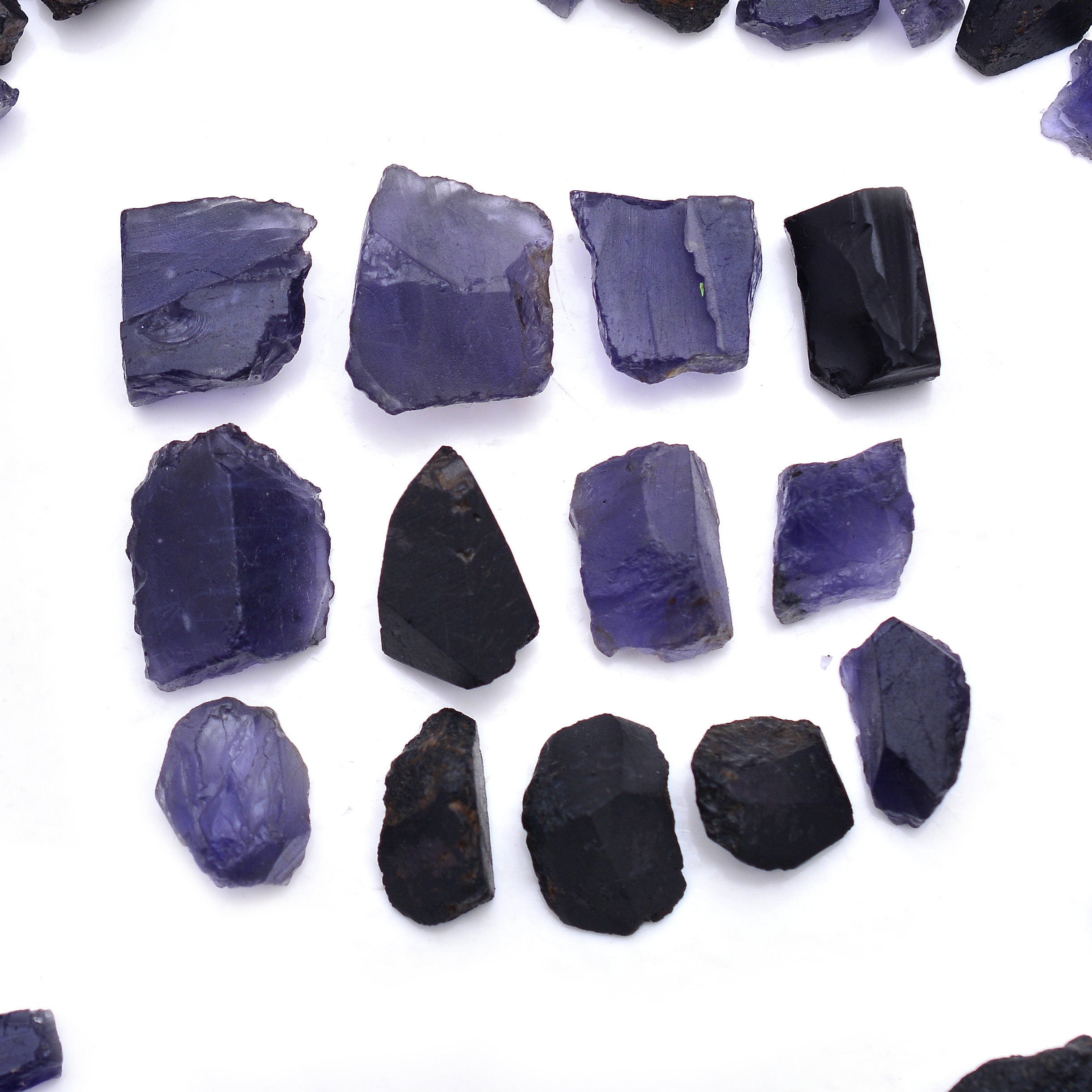 10 Facet Grade Iolite Rough Gemstones, September Birthstone - Etsy ...