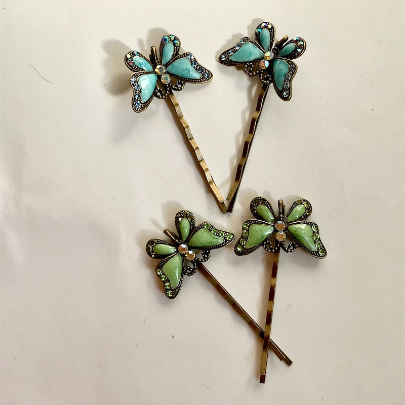 Butterfly Hair Pin - Etsy