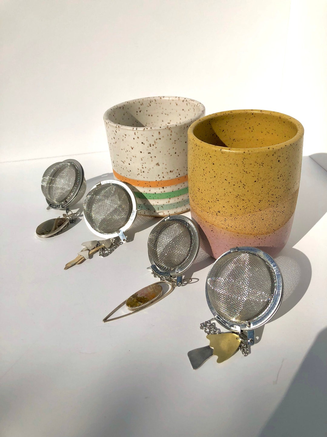 Handmade Mushroom/stone Tea Strainers - Etsy