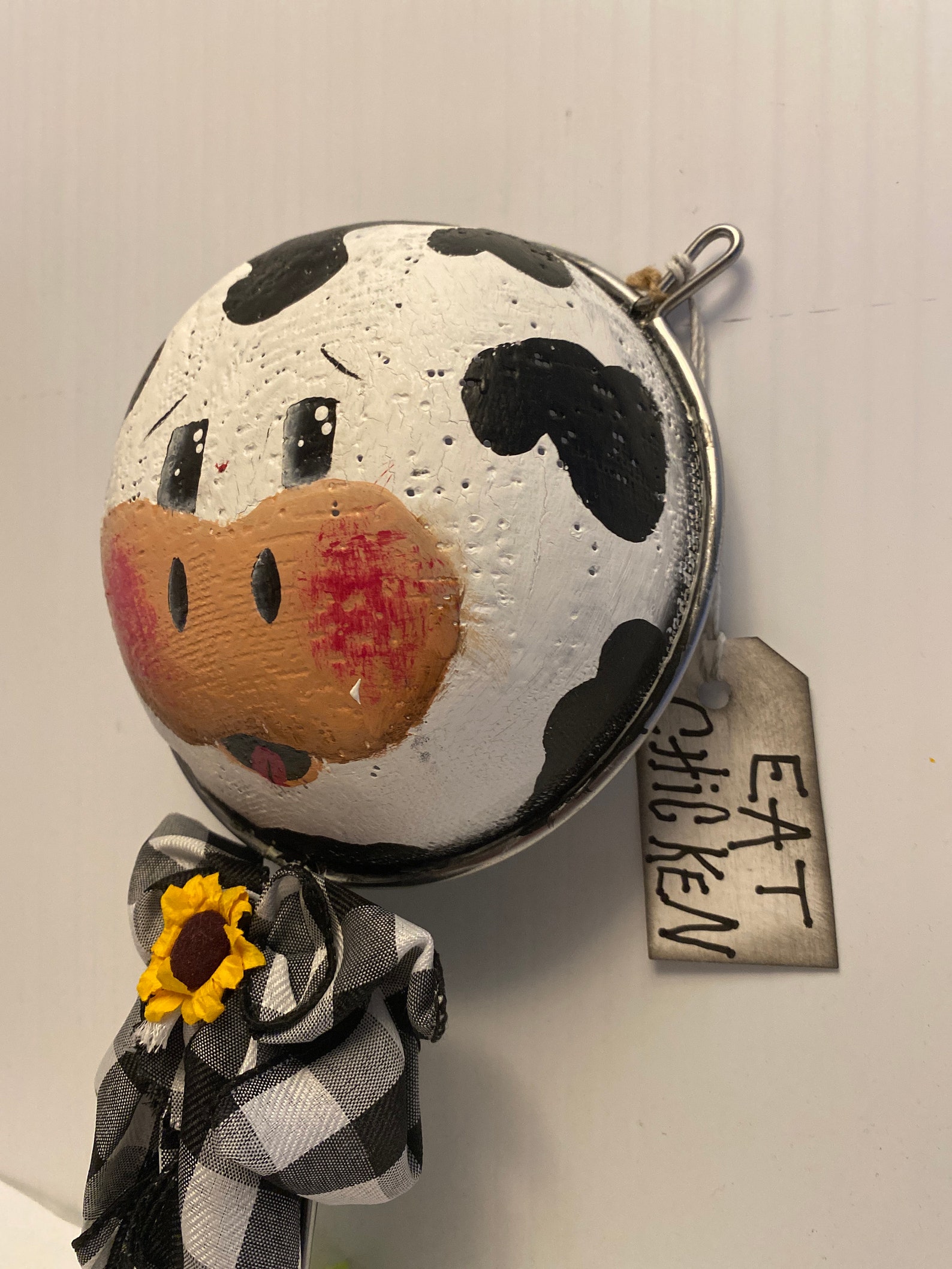 Cowfolk_ Farmhouse Style-painted Strainer Simple Life Country Living ...