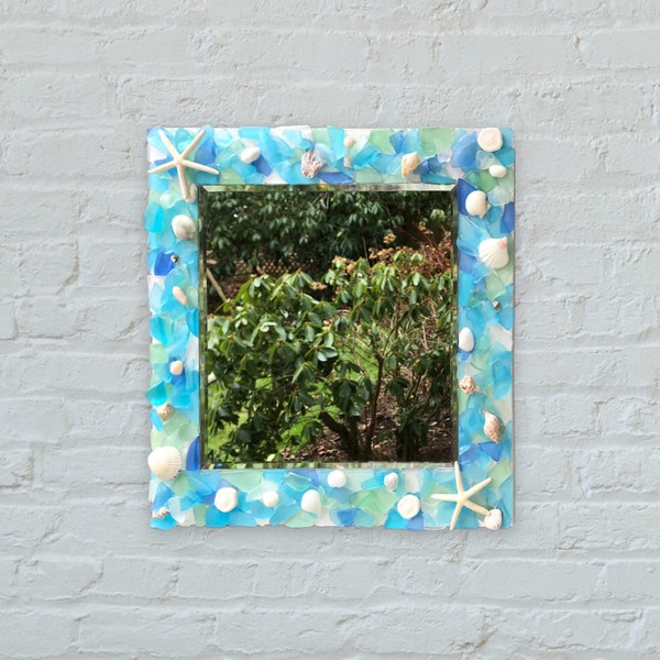 Sea Glass Mirror - Etsy