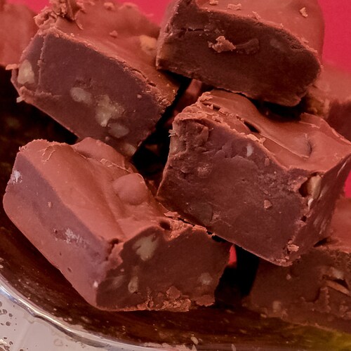 Pecan Chocolate Fudge Gourmet Chocolate Candy Bridal Shower - Etsy