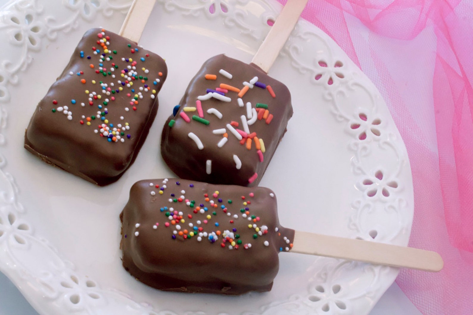 Brownie on A Stick - 1 Dozen - Chocolate Treat - Brownie Pop - Confetti ...
