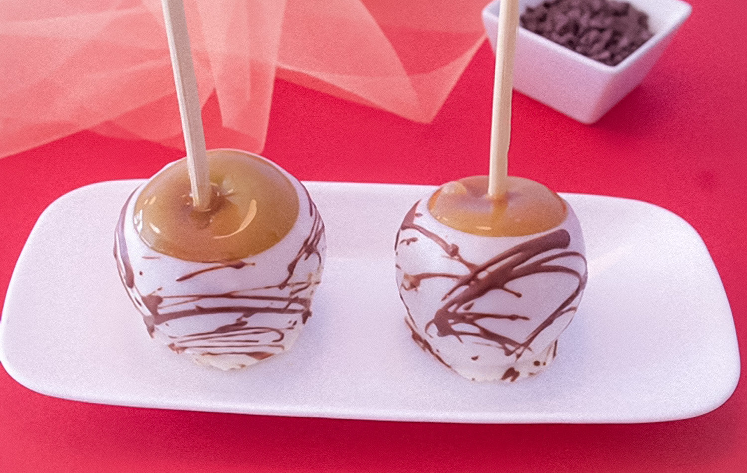 Chocolate Covered Caramel Apples in Milk or White Chocolate - Etsy