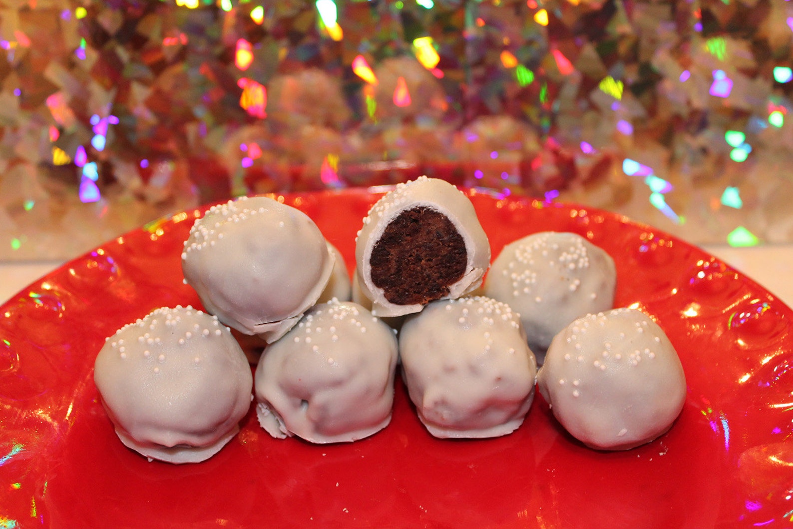 Snowball White Chocolate Covered Brownie Bites 1 Dozen - Etsy