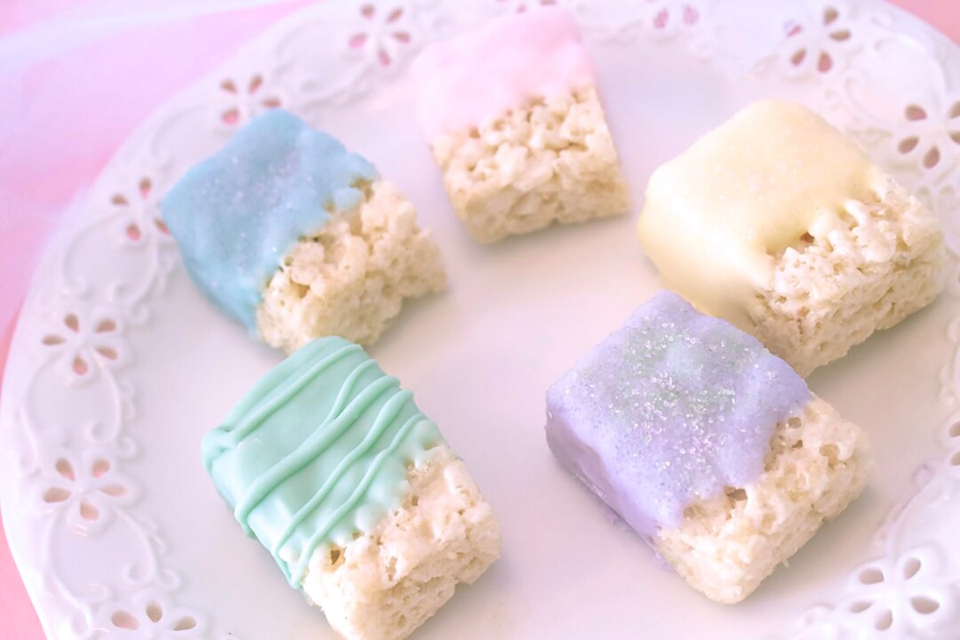Mini Dipped Spring Rice Krispies 2 Dozen - Etsy