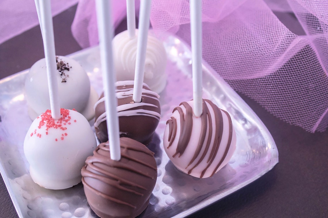 Assorted Cake Pops Birthday Party Cake Pops Chocolate Dipped | Etsy