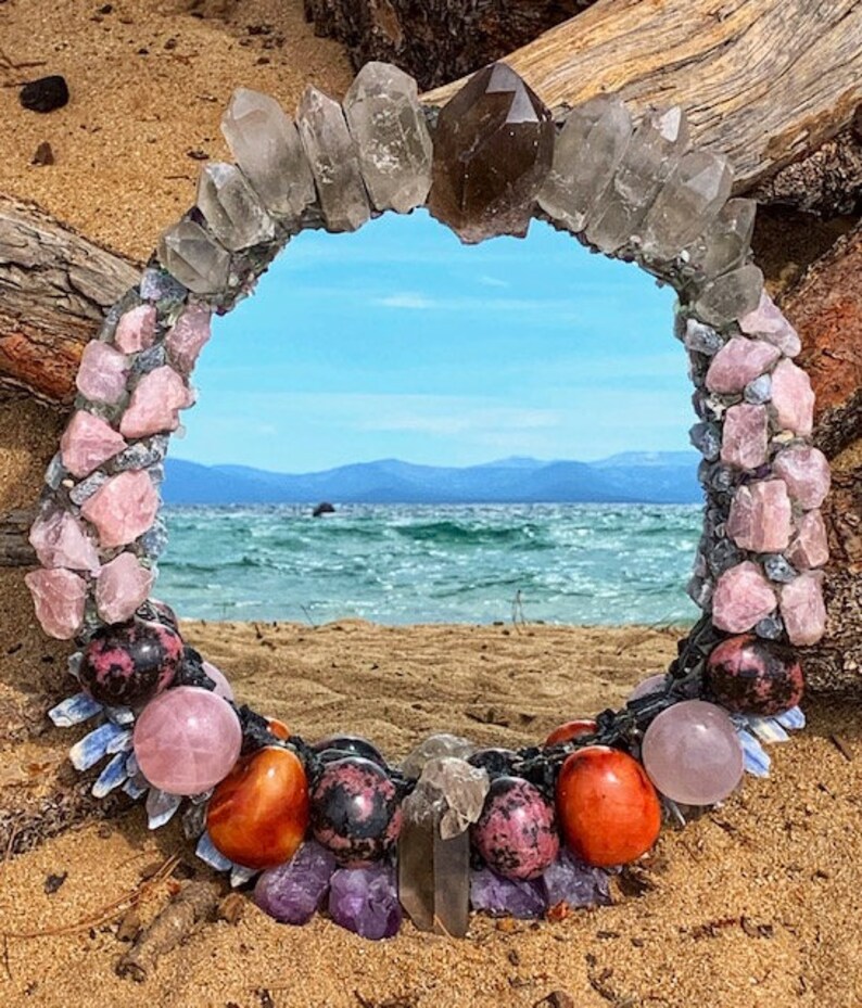 CUSTOM Large Crystal Mirror Made to Order - Etsy