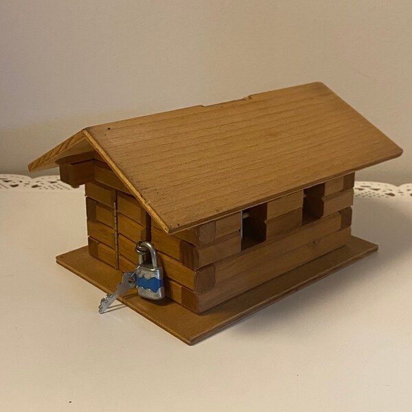 Vintage Log Cabin - Etsy