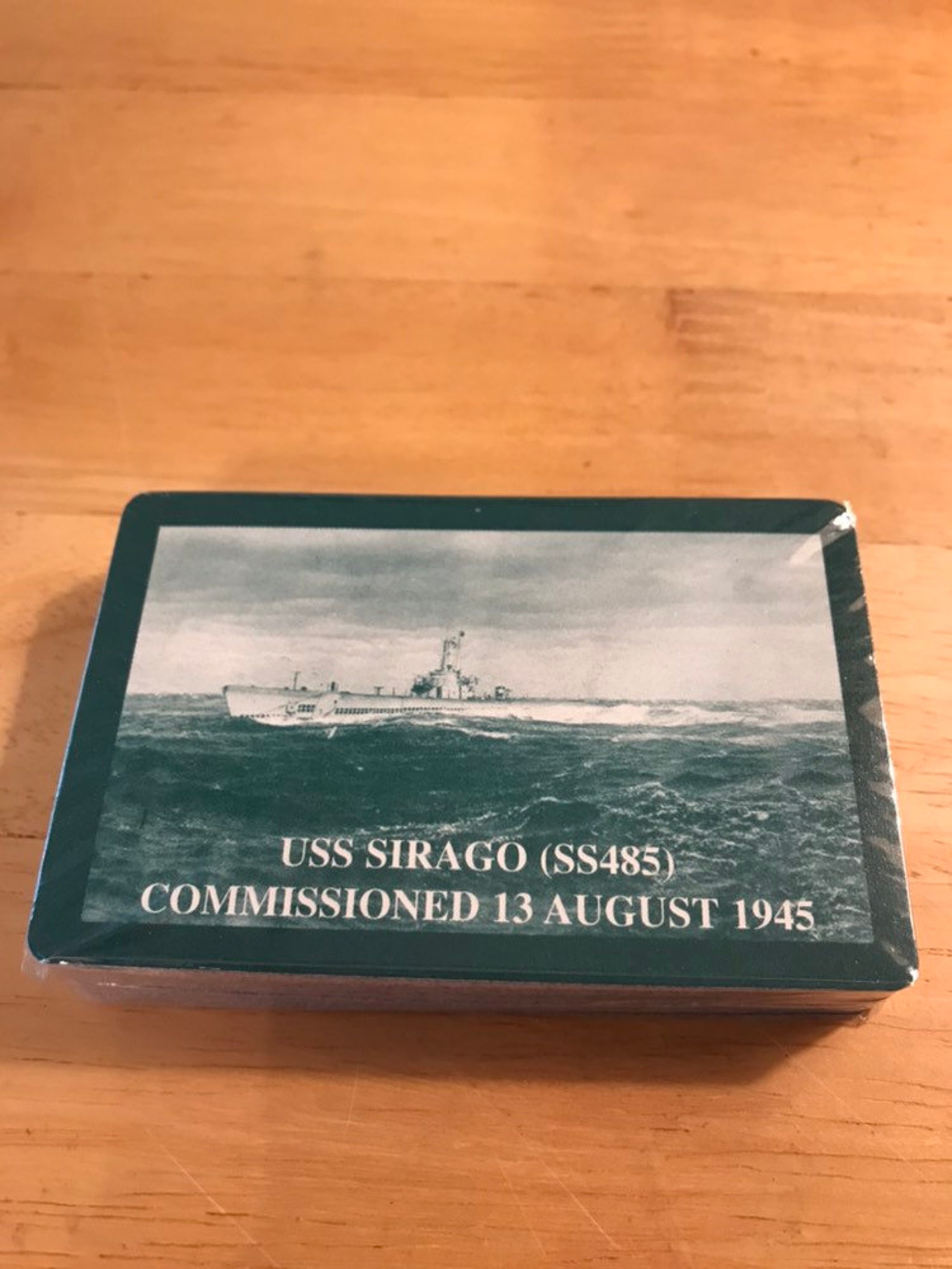 Vintage U S S Sirago Ship Playing Cards - Etsy