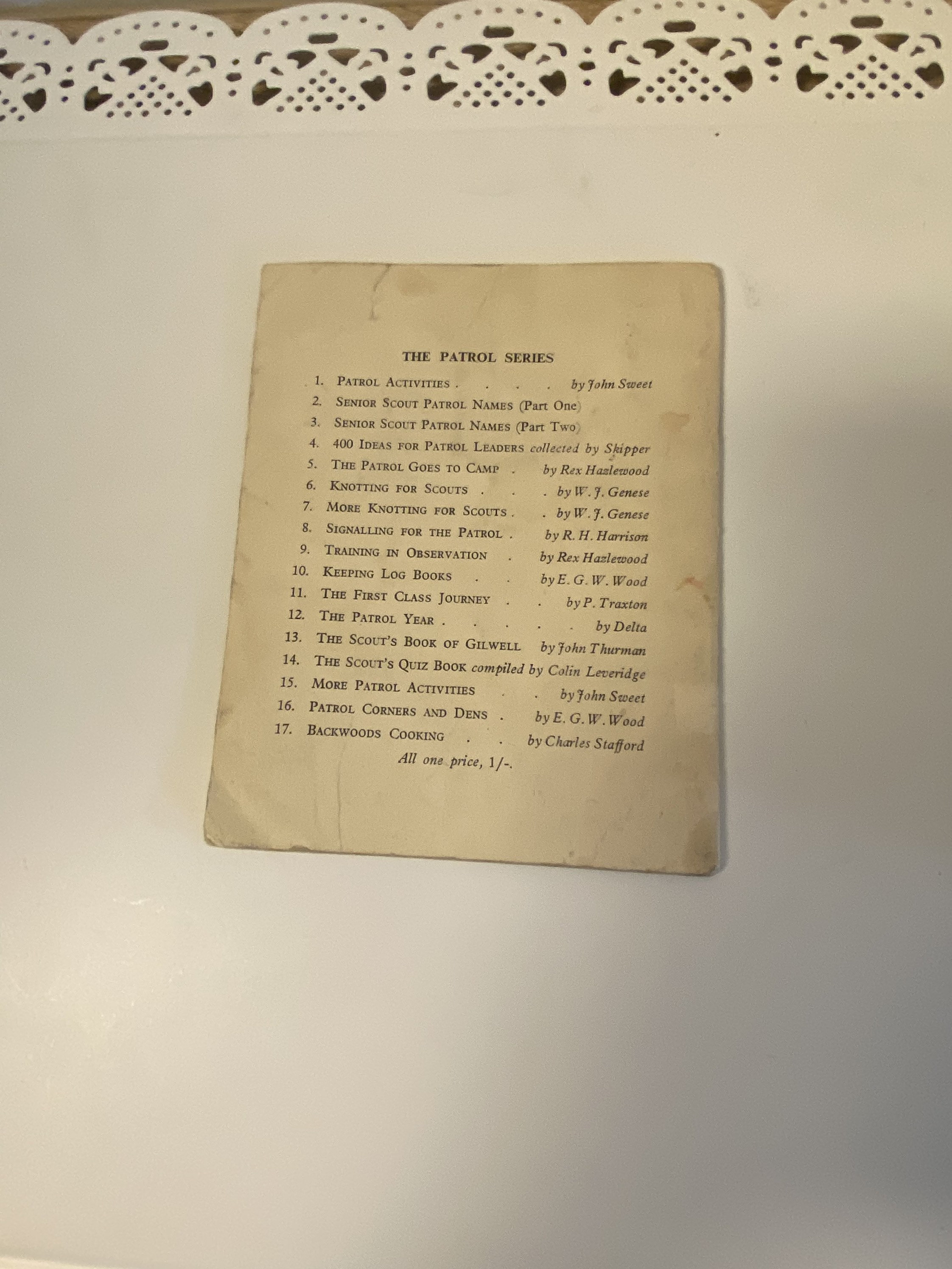 Vintage Backwoods Cooking Scout Booklet - Etsy