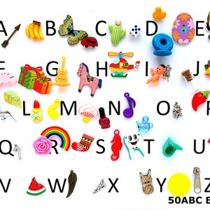 ABC English Alphabet Objects Montessori Sound Box Miniatures - Etsy