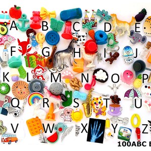 ABC English Alphabet Objects Montessori Sound Box Miniatures - Etsy