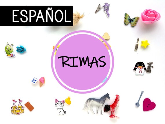 Rhyming Words SPANISH for Montessori Language Basket Material | Etsy