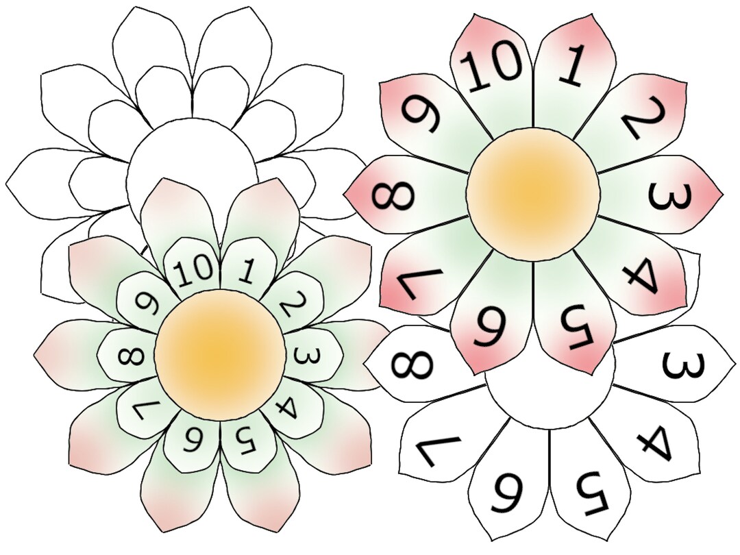 PDF Multiplication Flowers 1 10 for Homeschool Mathematics Waldorf ...