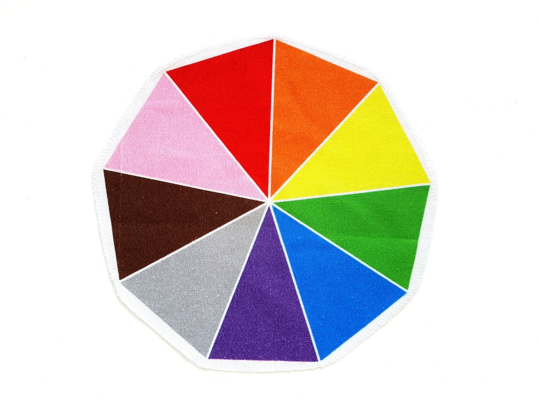 Color Sorting Fabric Enneagon - Classification of Montessori Color Box ...