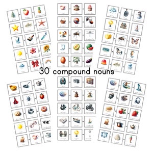 Key Experience: Compound Words - 30 Objects and Downloadable PDF - Etsy
