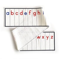 Montessori Sandpaper Letters DIY Template DNEALIAN Uppercase Lowercase ...