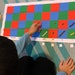 Checkerboard Fabric Math Mat Montessori Cotton Working Mat Mathematics ...