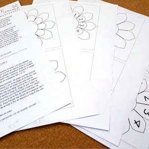 PDF Multiplication Flowers 1 - 10 for Homeschool Mathematics, Waldorf ...