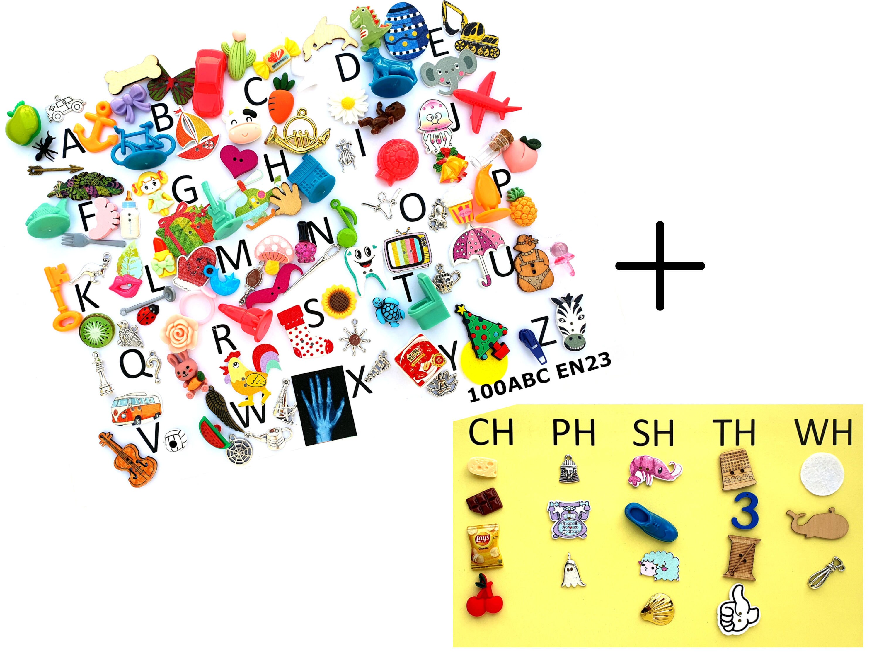 ABC English Alphabet Objects Montessori Sound Box Miniatures - Etsy UK