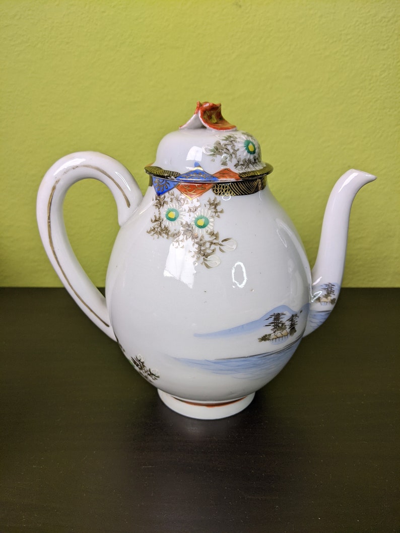 Kutani Japan Eggshell Porcelain Tea Set | Vintage Porcelain | Home ...