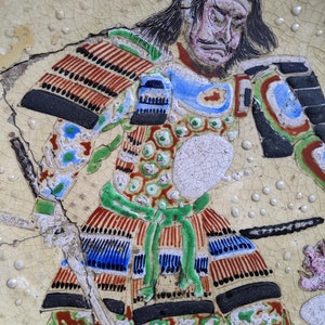 Japanese Ceramic Bowl | Samurai Painting | Moriage Edo Period | Vintage ...