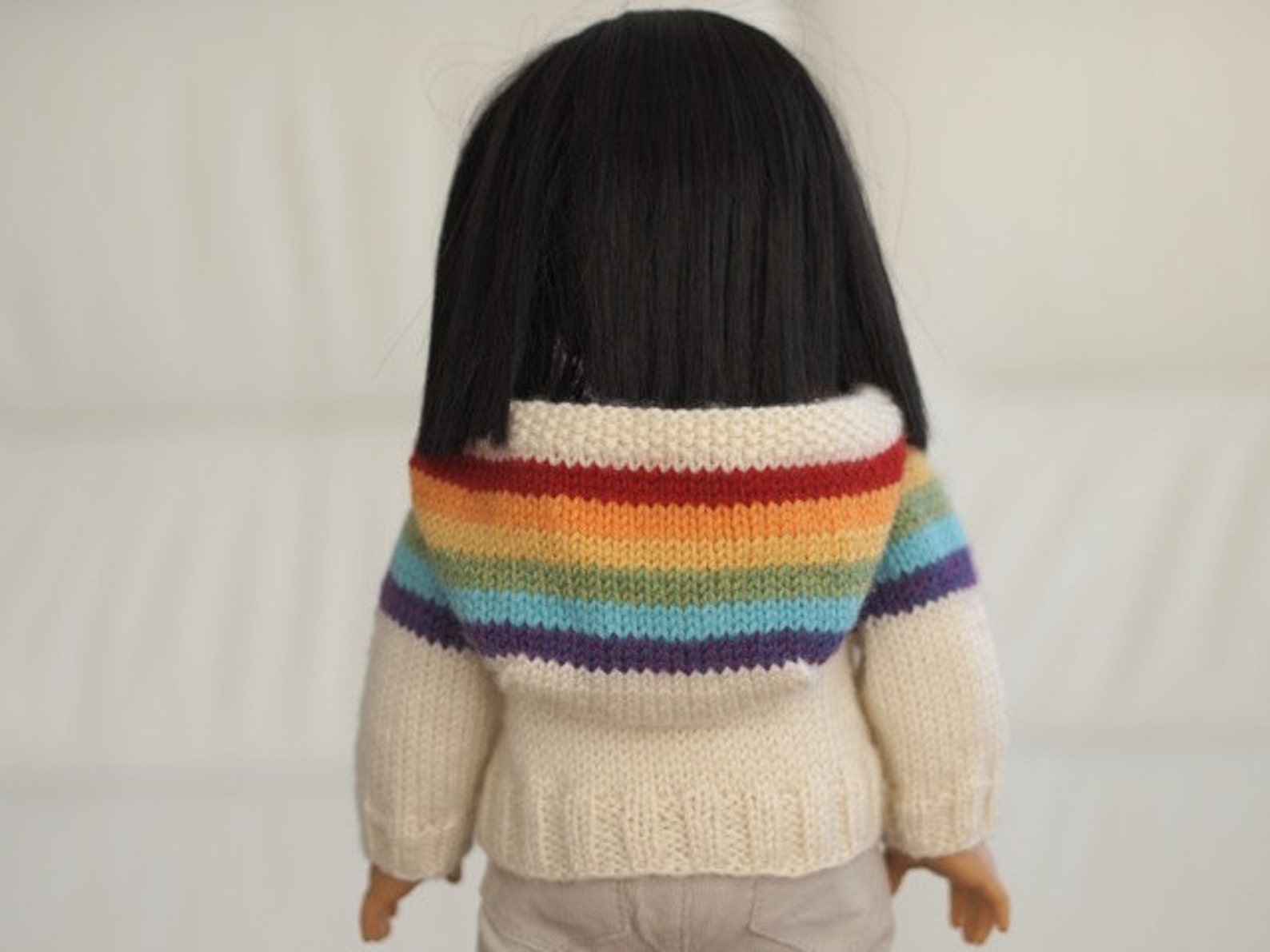 Spirit Sweater Knitting Pattern for 18 Inch Dolls hoodie - Etsy