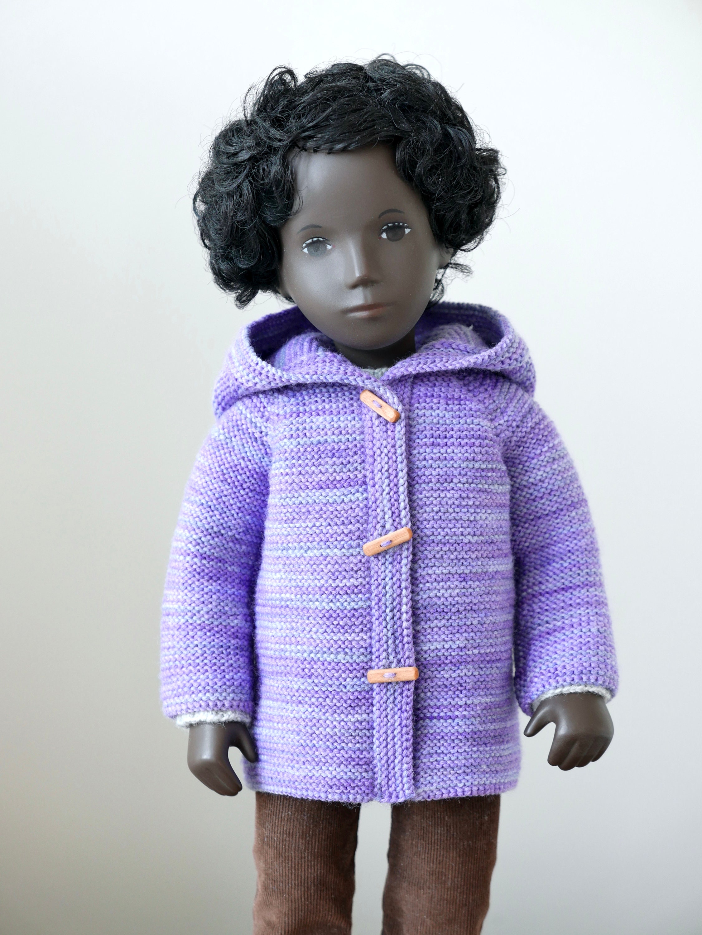 Danforth Duffle Coat Knitting Pattern for Sasha Dolls | Etsy