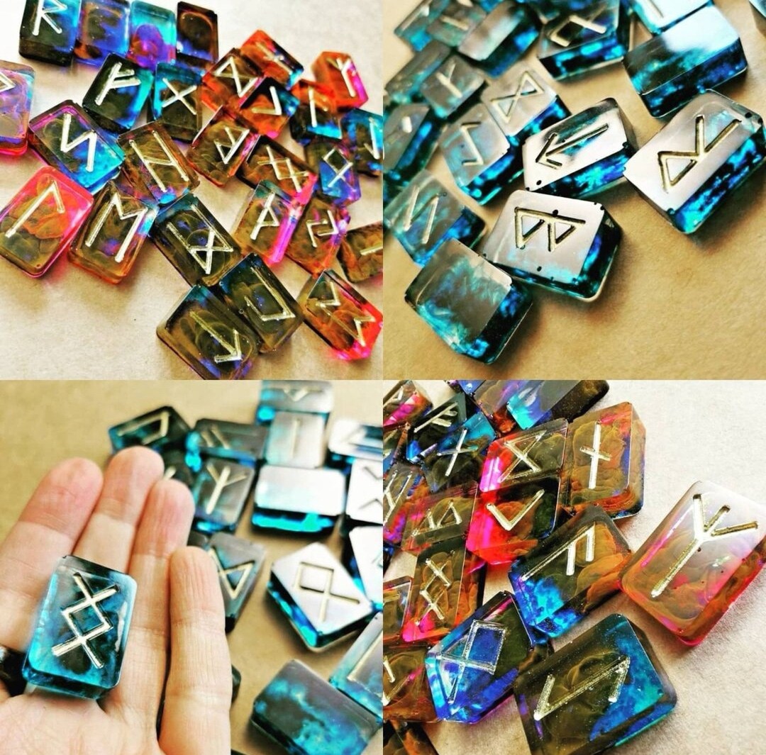 ELDER FUTHARK RUNES Custom Full Set of 27 Personalised Rune - Etsy Canada