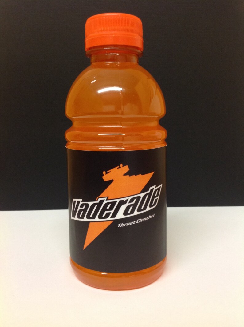 Star Wars Vaderade Gatorade Label, Waterproof Birthday Party Stickers ...