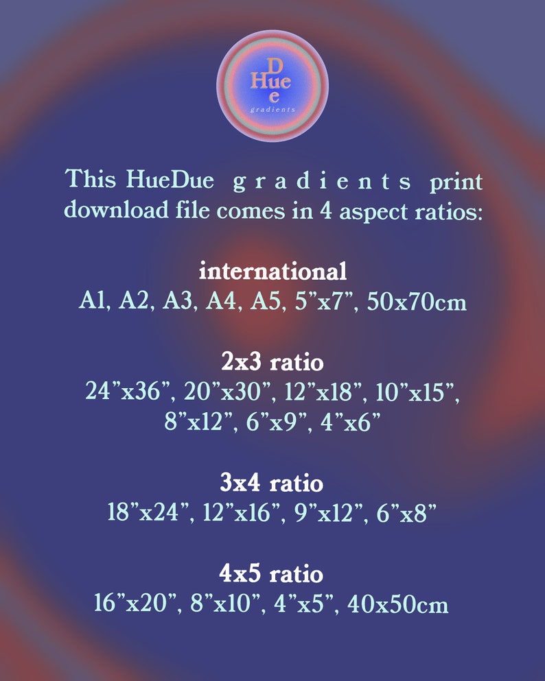 Marble Gradient Poster, Printable Abstract Wall Art, Grainy Purple and ...