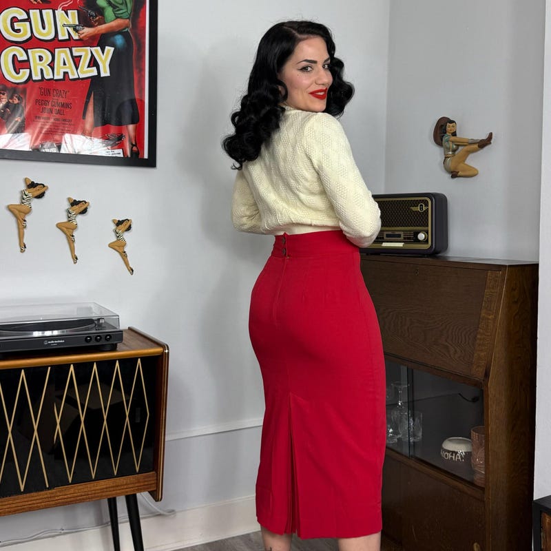 Iconic Red Skirt - Etsy