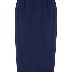 The "jitterbug" Pencil Skirt With Kick-pleat in Navy, Iconic 1950s ...