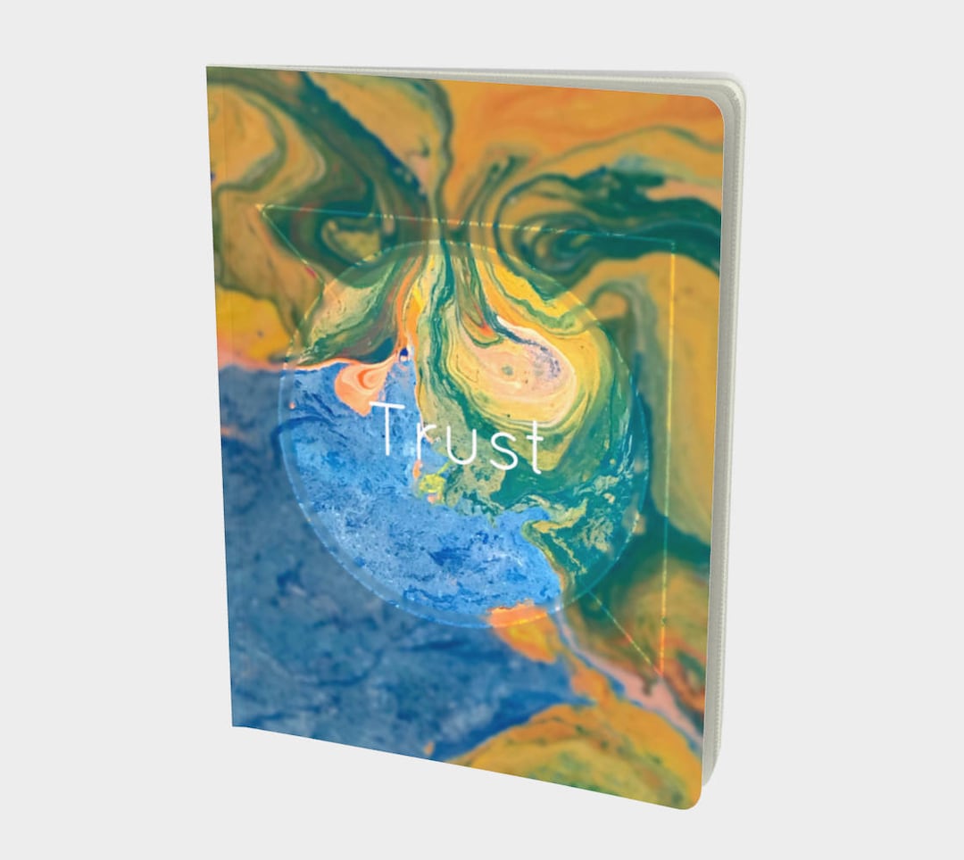 Colorful Unique Journal. Original Design by Artist, Annie Wood. Diary ...