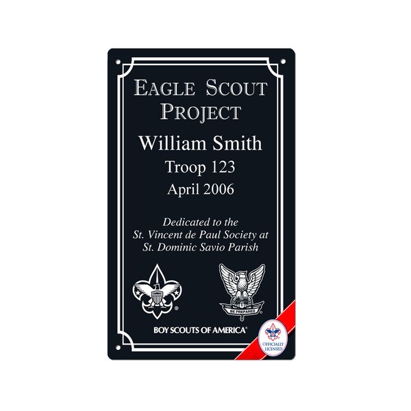 Eagle Scout Project Plaque - Etsy