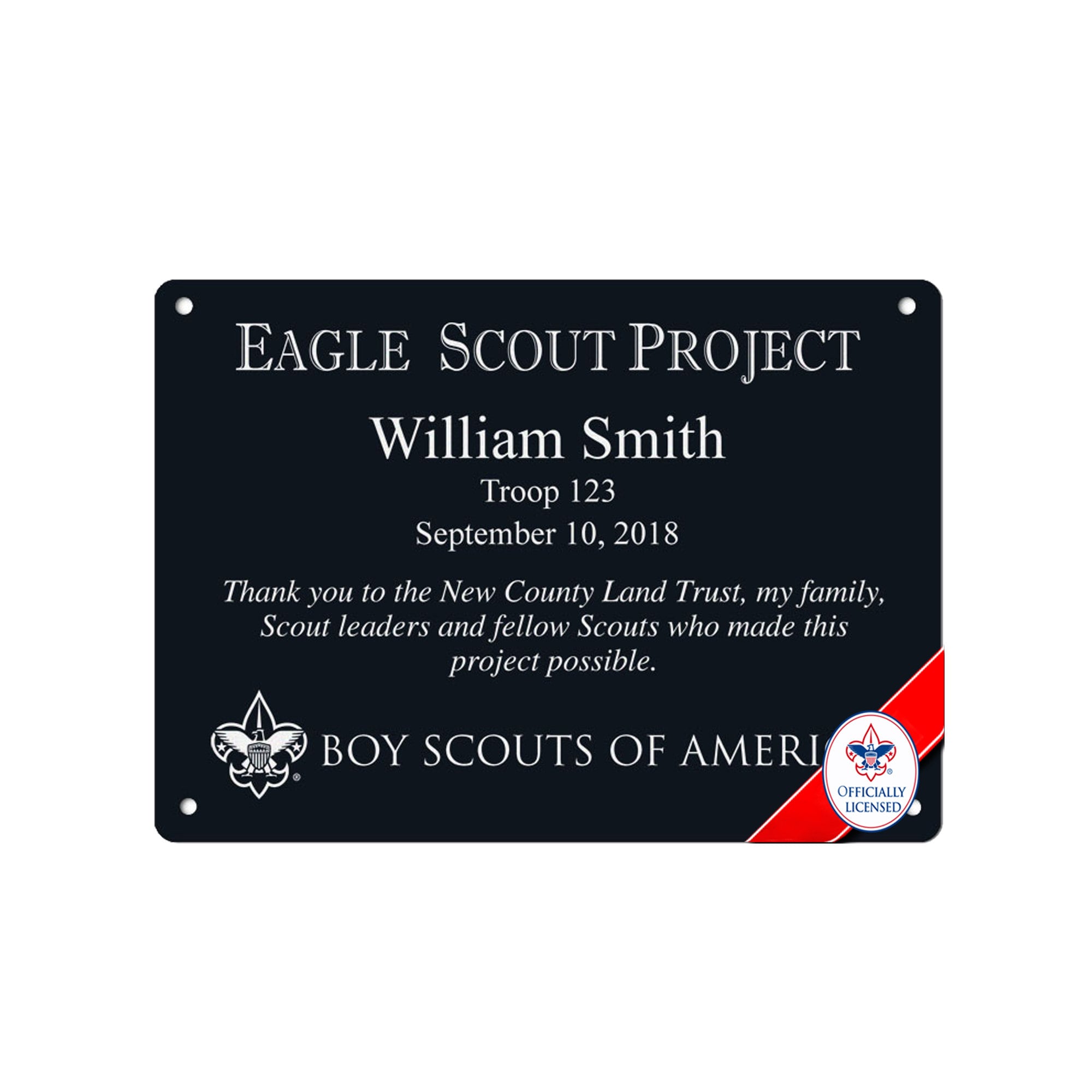 Eagle Scout Project Plaque Scouting Presentations From Badge Frame