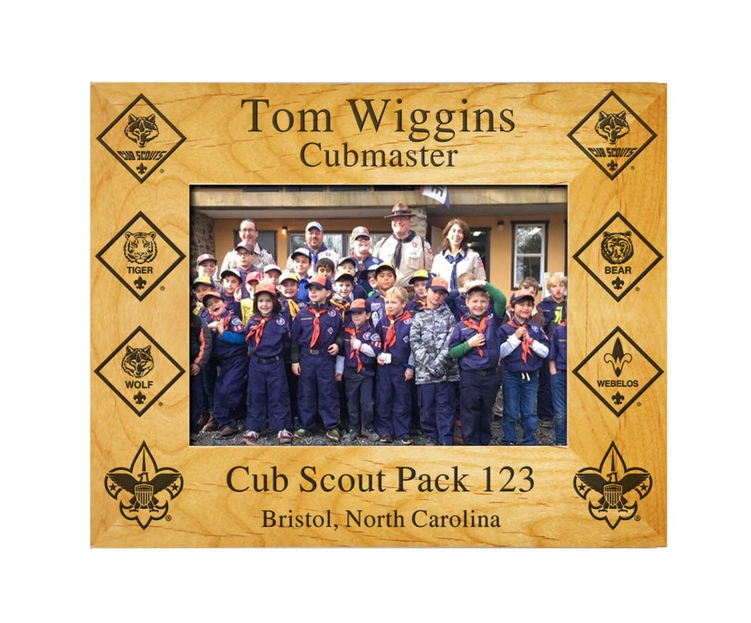 Cub Scout Leader Plaque Frame - With Cub Scout Rank Insignia (without ...