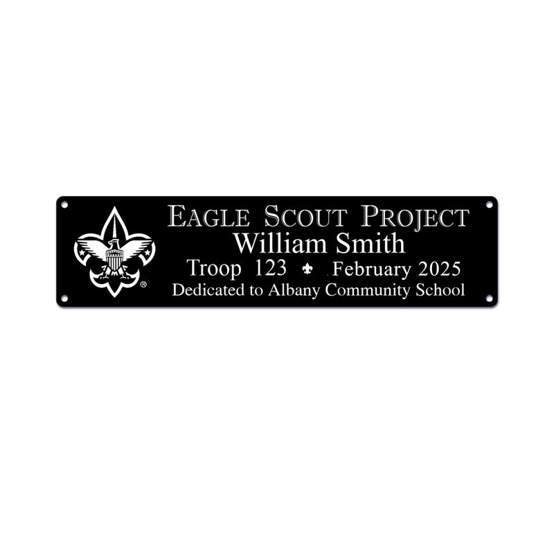Eagle Scout Project Plaque - Etsy