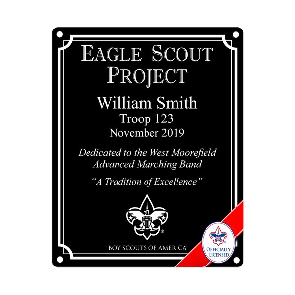 Eagle Scout Project Plaque - Etsy