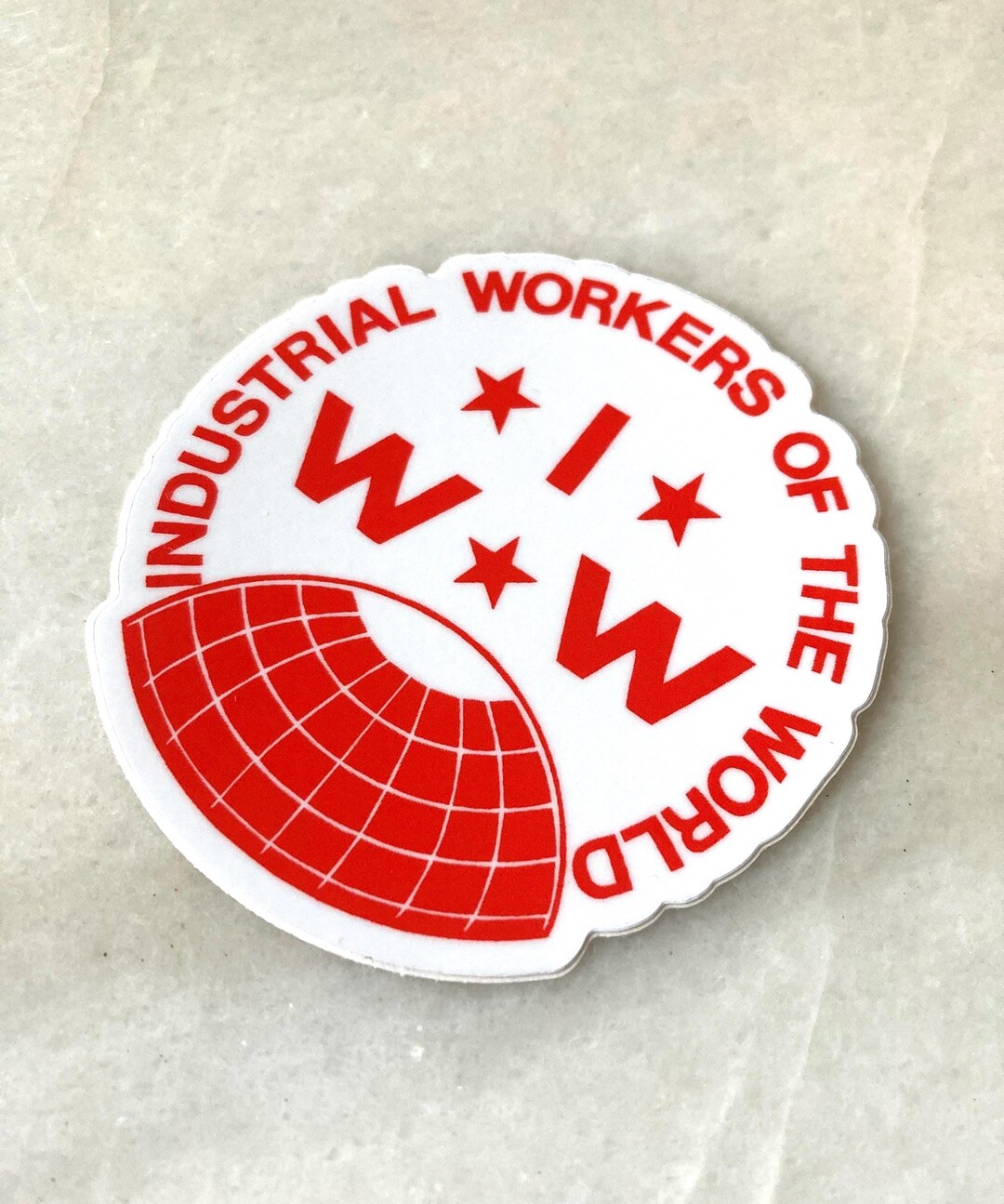 IWW Industrial Workers of the World Seal Sticker Political Labor Union ...