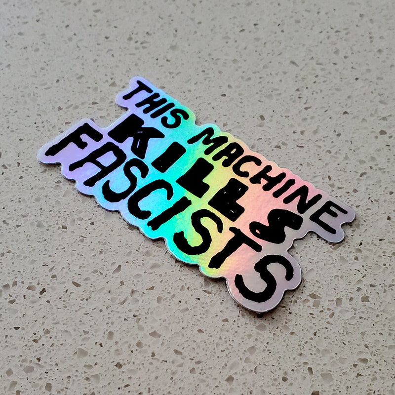 This Machine Kills Facists Sticker - Etsy